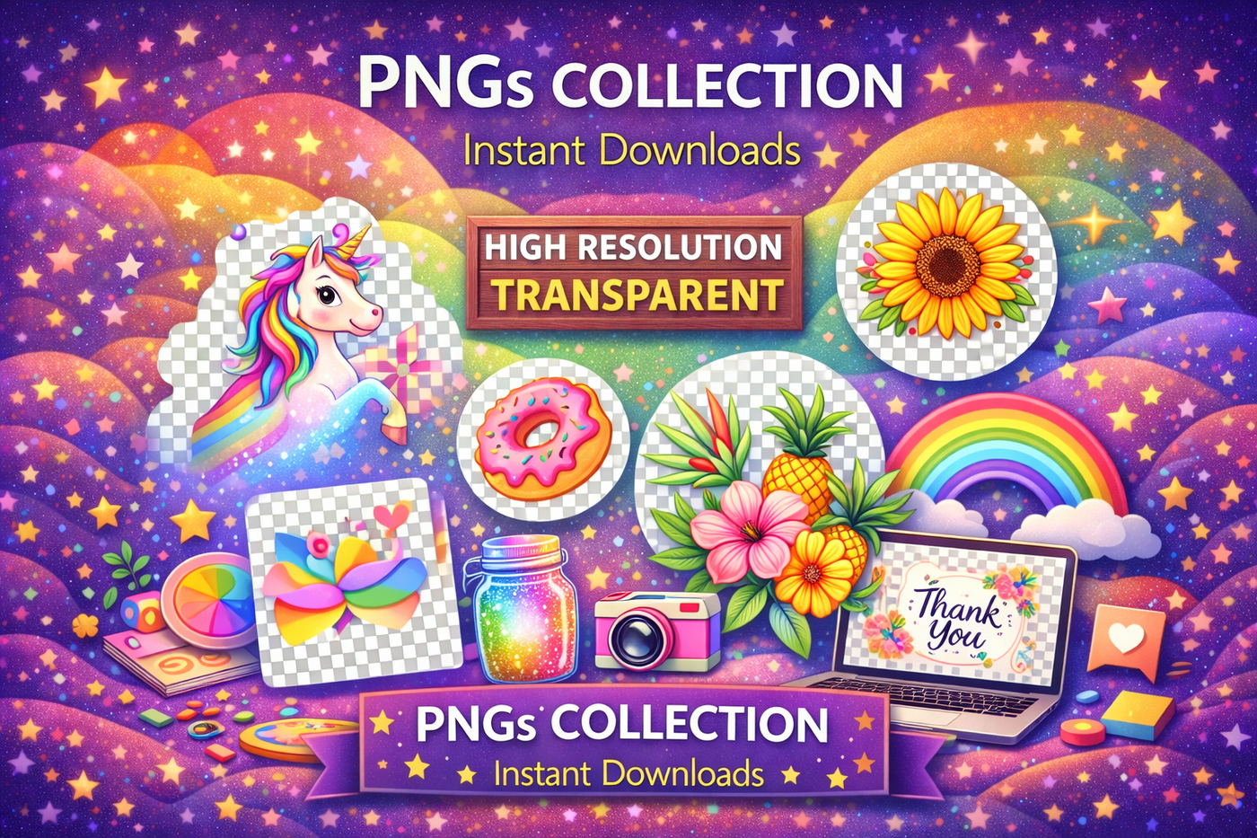 Demon Slayer Clipart Bundle 200+ PNGs Transparent Background – Crafty Temps