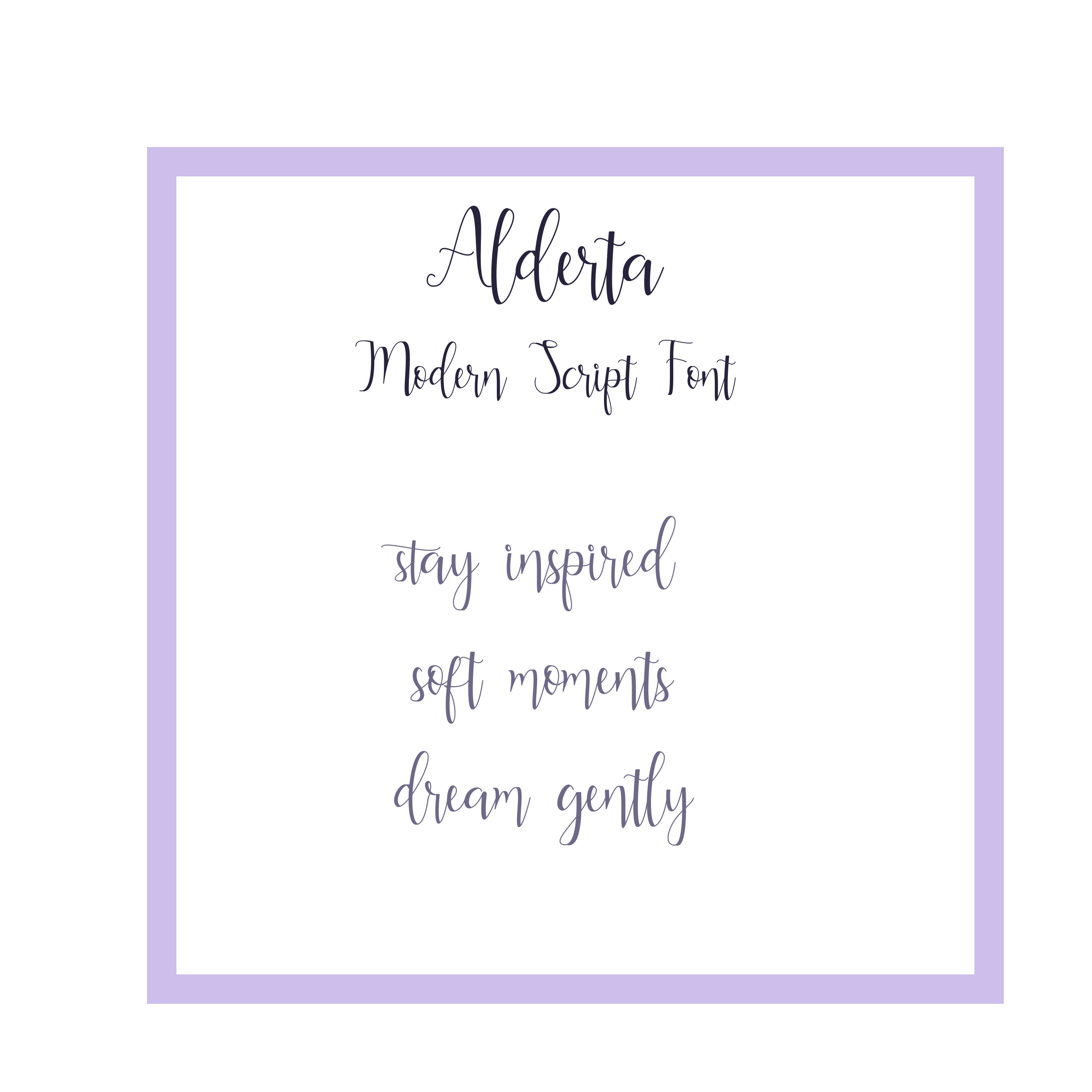 Alderta Modern Script Font | Cricut Font | Handwritten Logo & Branding ...