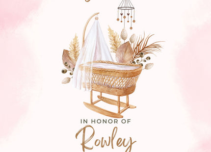 Watercolor Baby Shower Invitation Printable | Editable 5x7 PDF Invite ...