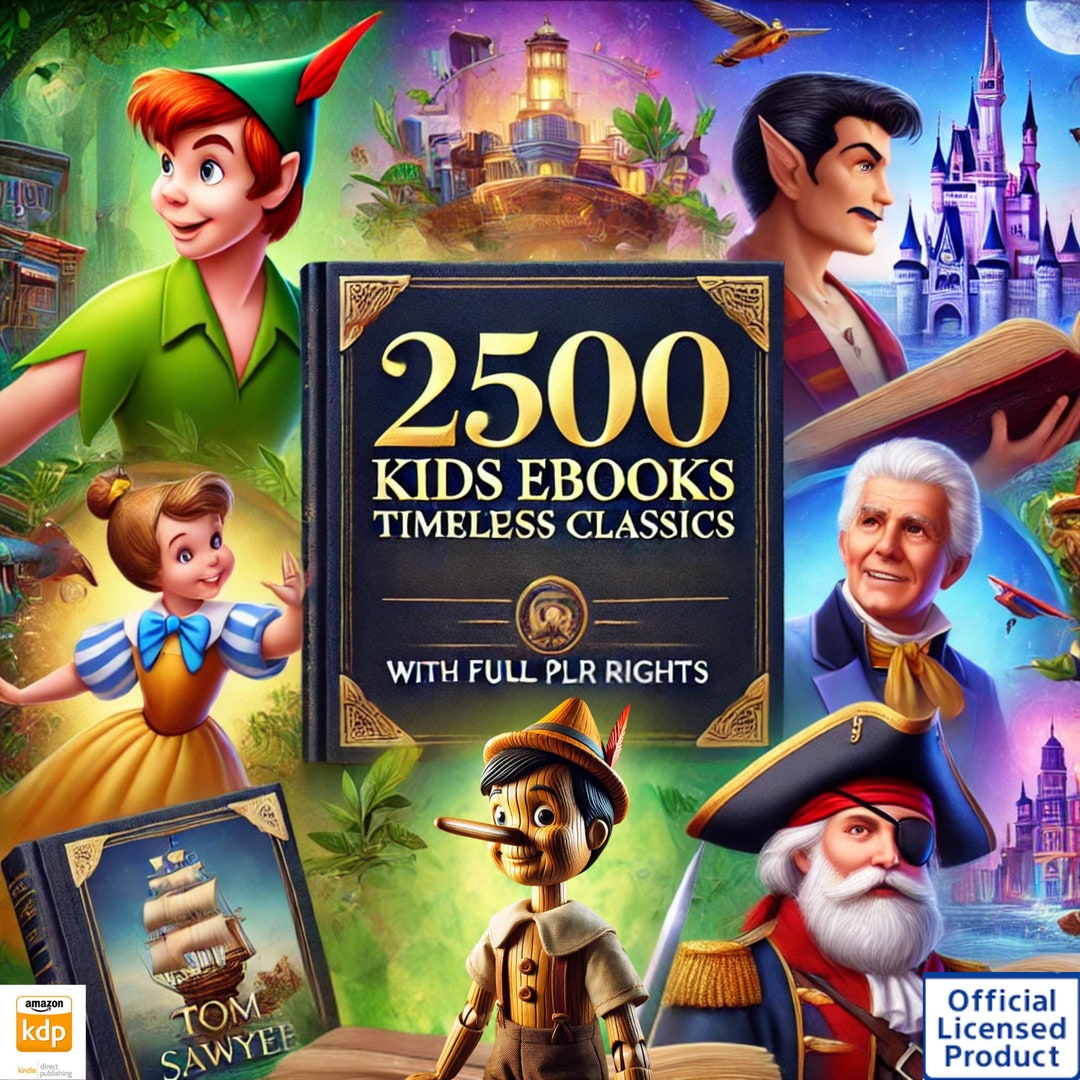 2500 Kids eBooks Bundle — PLR & MRR Editable Word and PDF Pack – Crafty ...