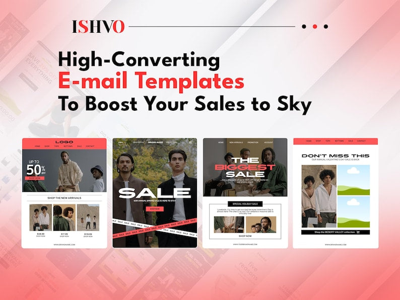 270+ Email Marketing Canva Templates PLR & MRR | Editable Email ...