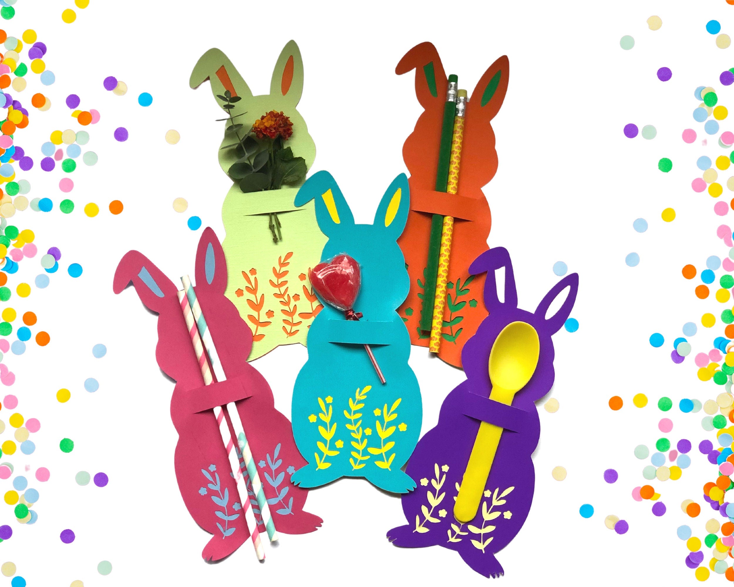 Easter Bunny Candy Holder SVG | Instant Download Cut File for Cricut ...