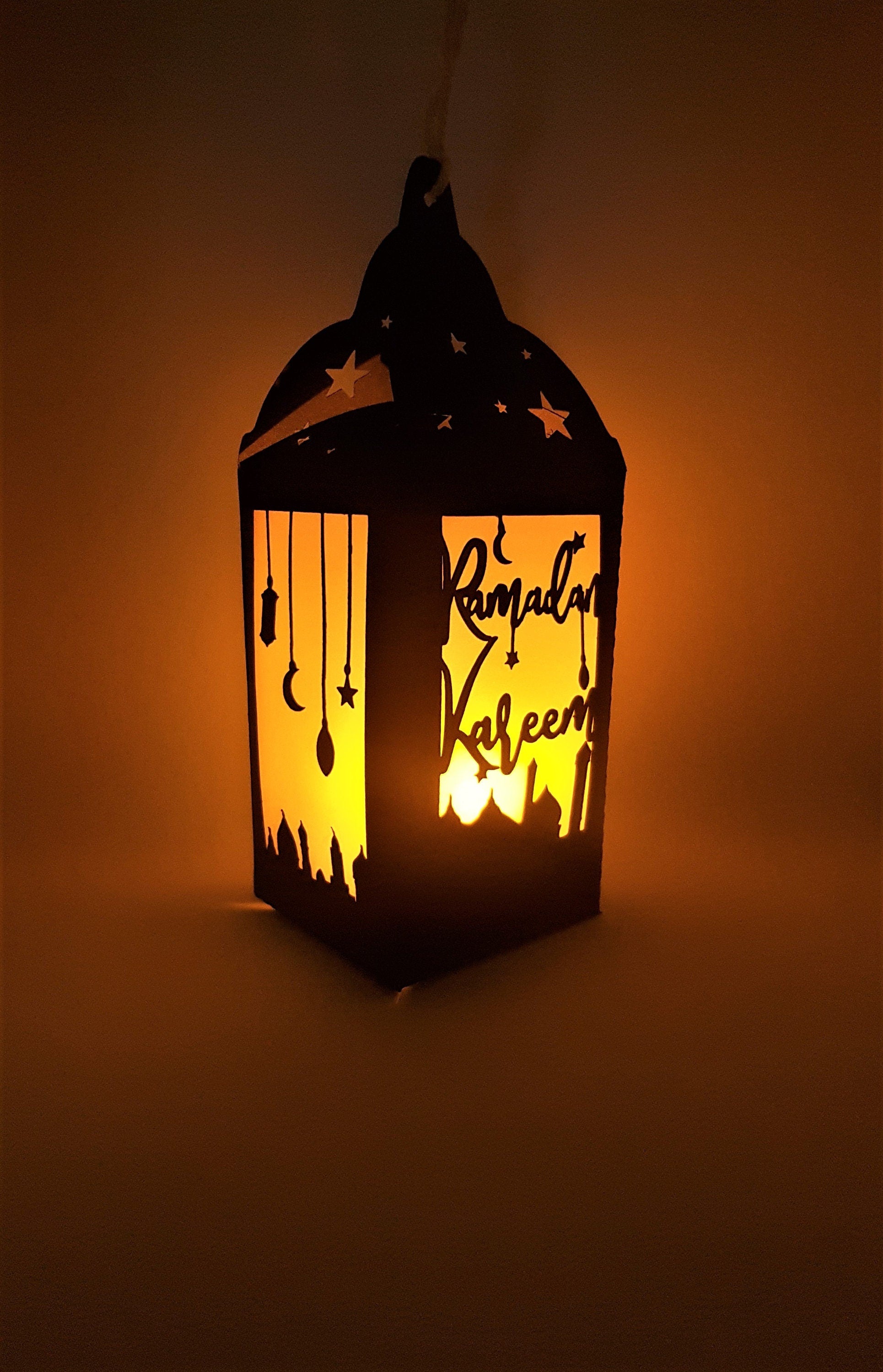 Ramadan Kareem Paper Lantern SVG Template – Instant Download – Crafty Temps