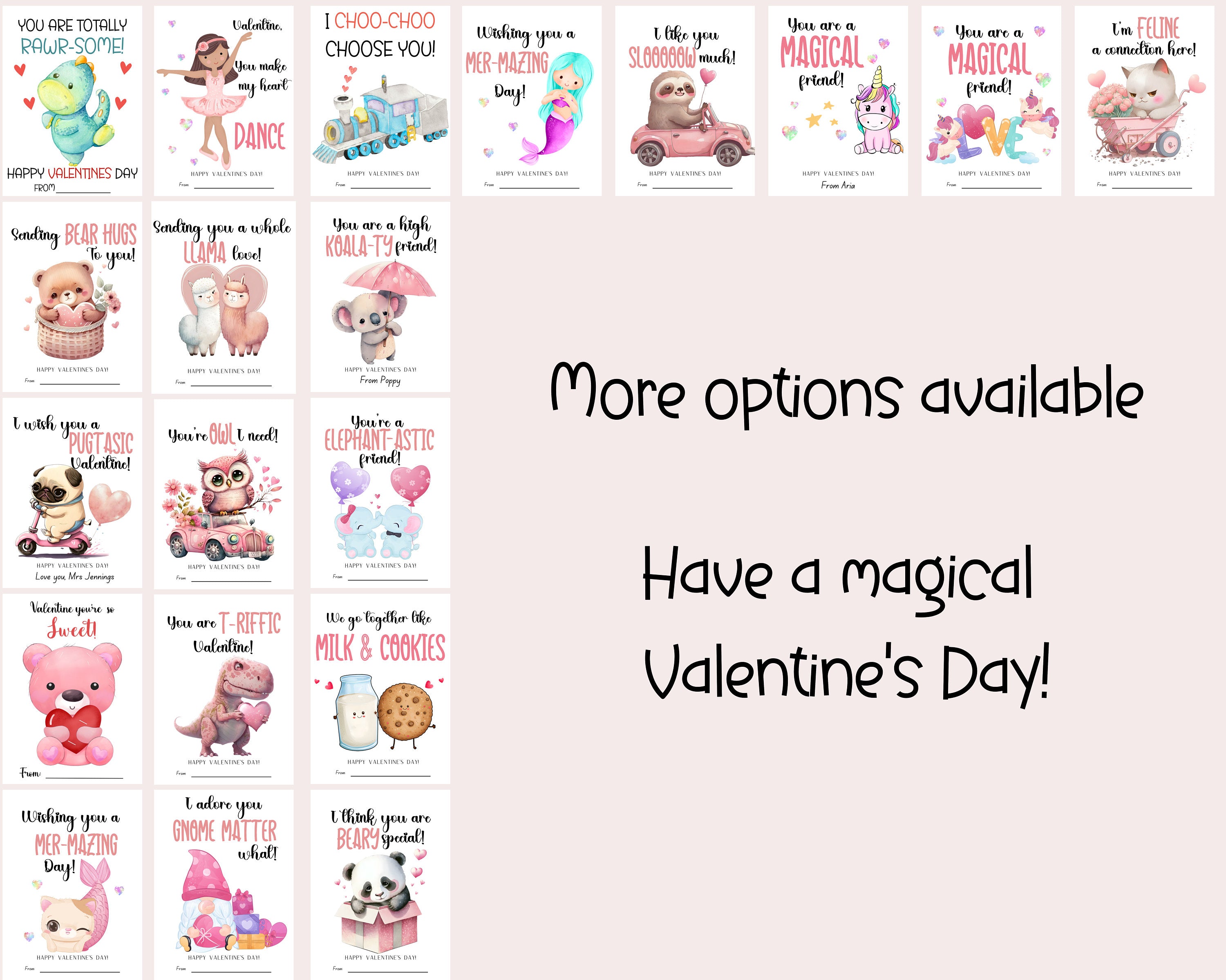 Editable Slang Valentine's Day Cards - Printable Canva Templates (A4 ...