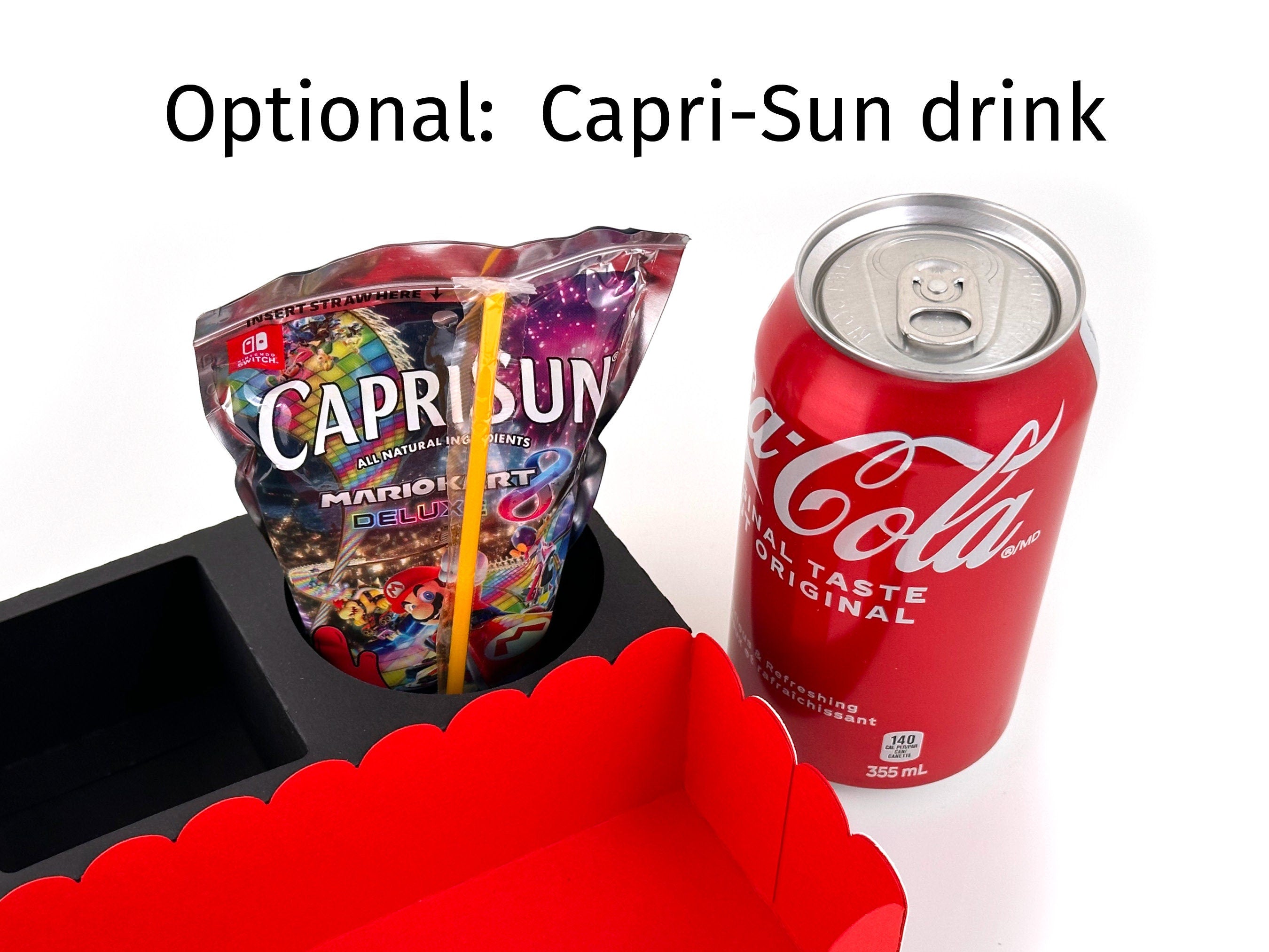 Movie Night Snack Box SVG Template — Popcorn & Candy Party Favors ...