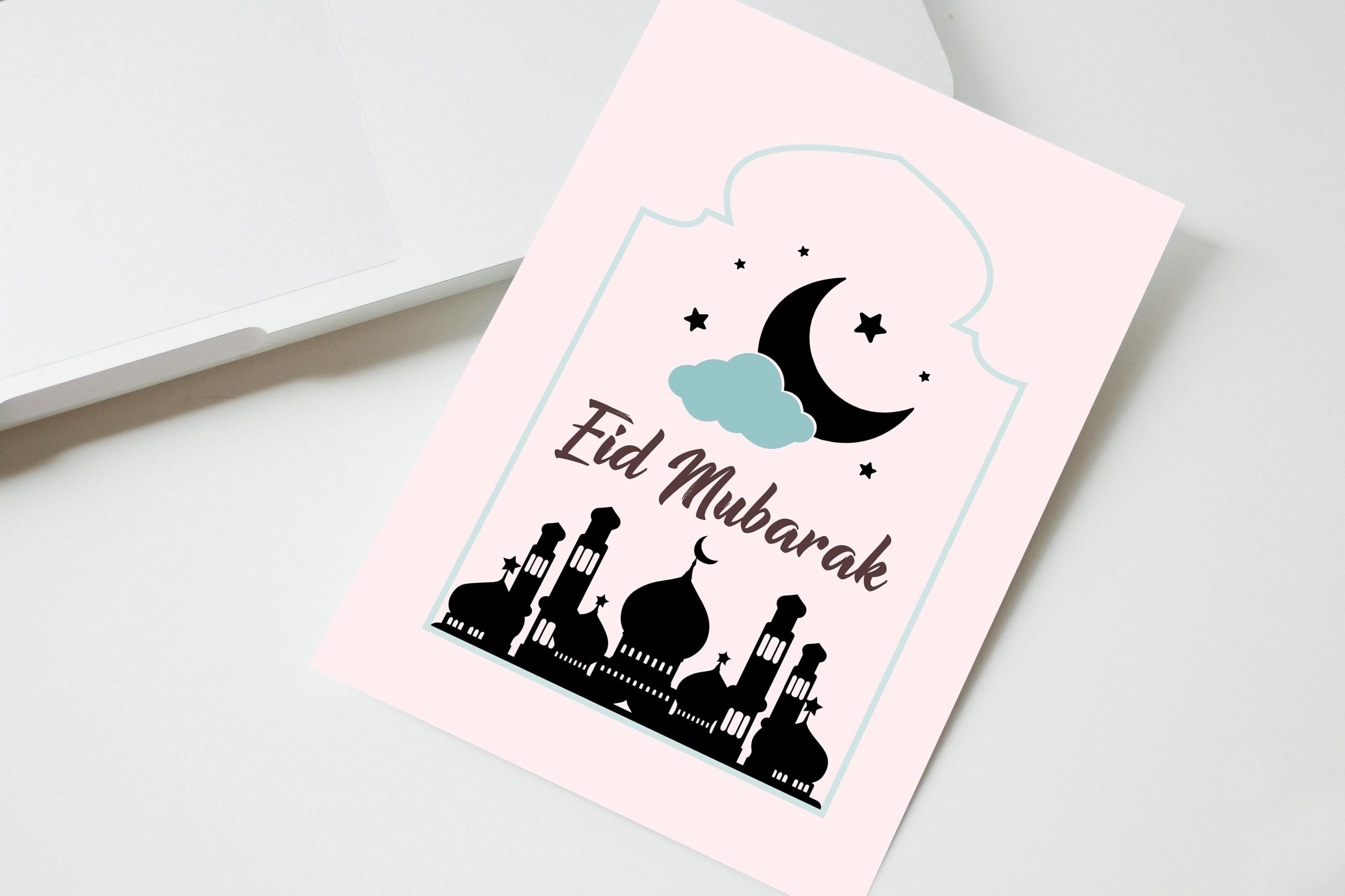 Printable Eid Mubarak Cards Pack of 12 — 300 DPI PDF & PNG – Crafty Temps