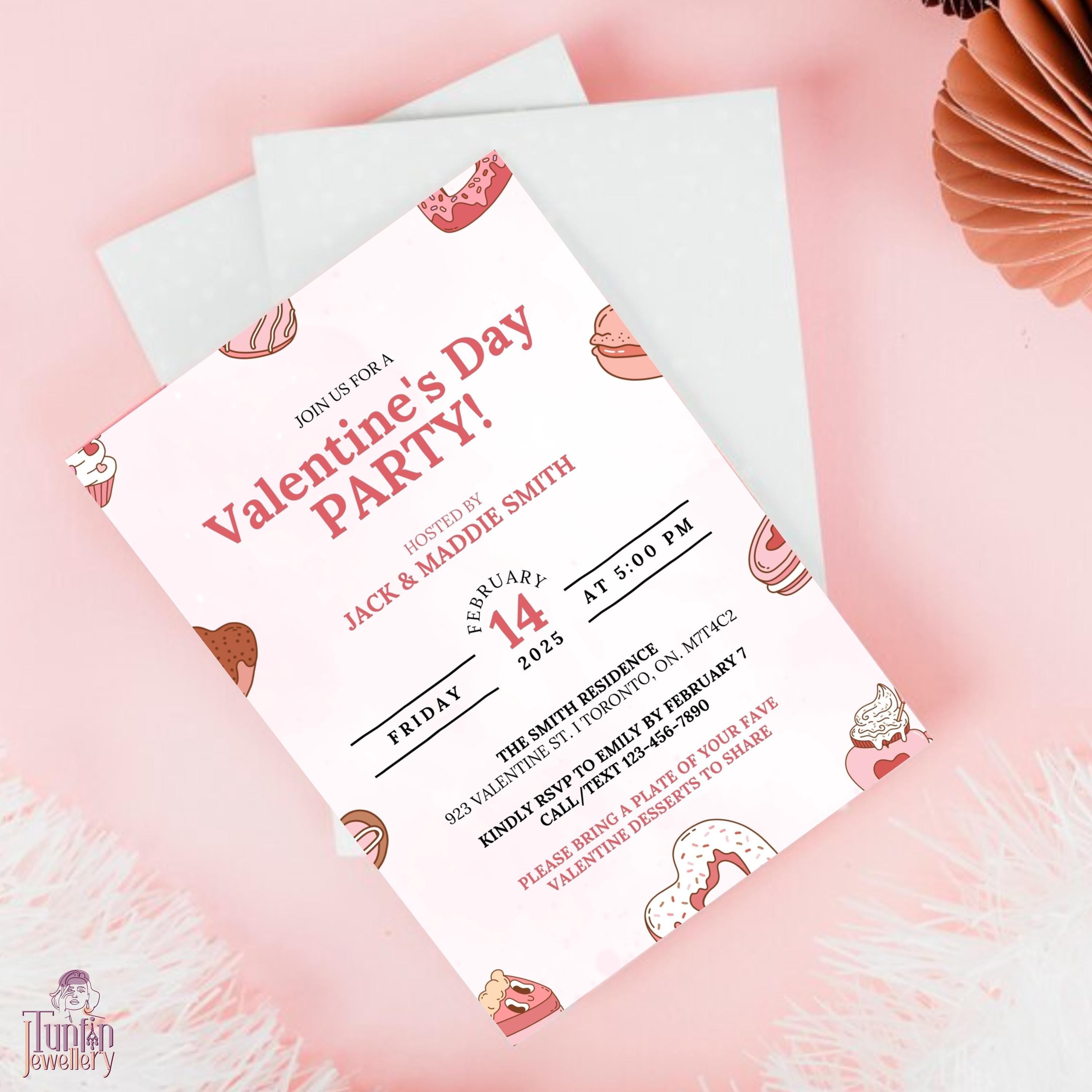 Editable Valentine's Day Invitation Template — Instant Download PDF ...