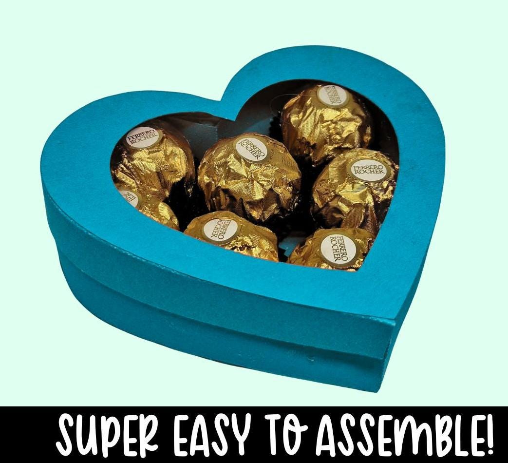 Heart Box Template SVG | Valentine Favor Box Cut File – Crafty Temps