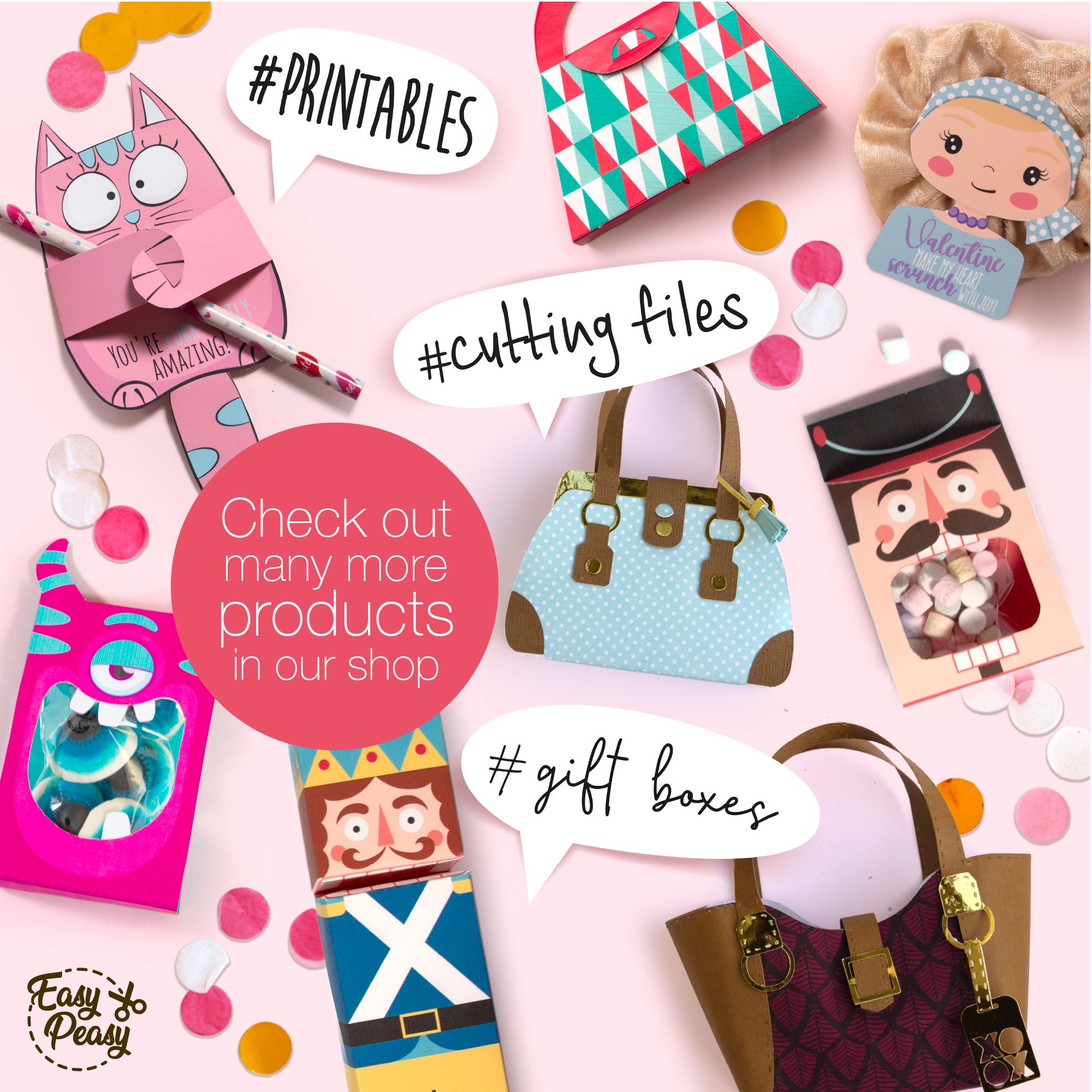 Valentine Heart Paper Gift Box SVG — Cricut & Printable Template ...